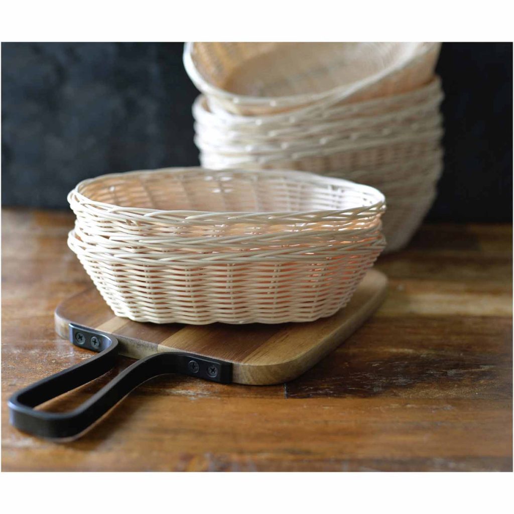 Handwoven Natural Serving Baskets - Abraham Distributors Ltd
